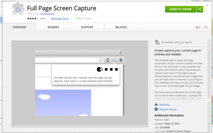 How to Take a Screenshot of a Long Web Page?