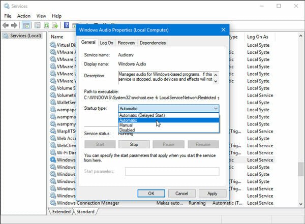 Fix Windows 10 Sound Problem